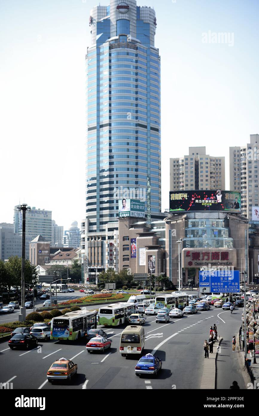 Rush hour traffic in shanghai hi-res stock photography and images - Alamy