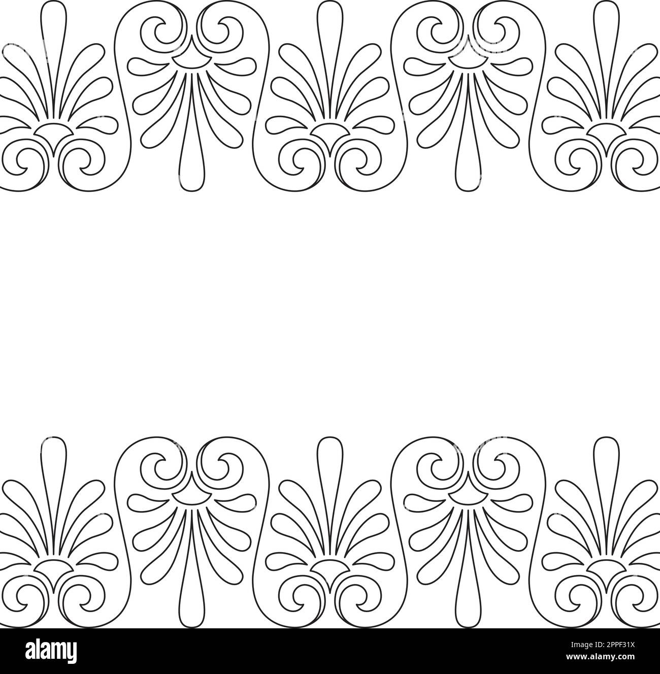 Decorative Frame Geometric Pattern Vector Illustration Stock Vector Image And Art Alamy 