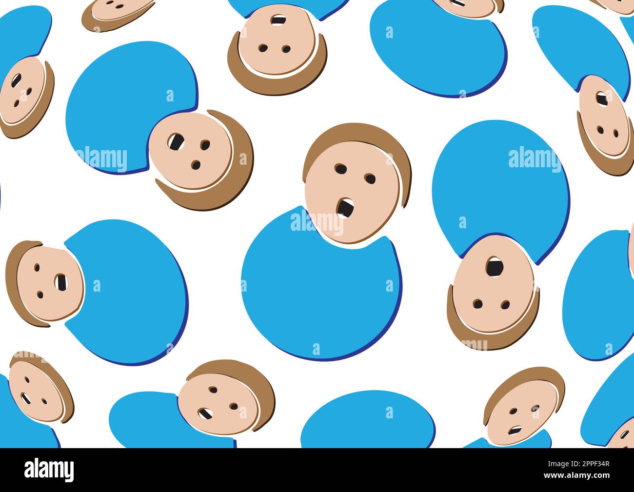 Oh! Surprise, surprise expression, background vector illustration Stock ...