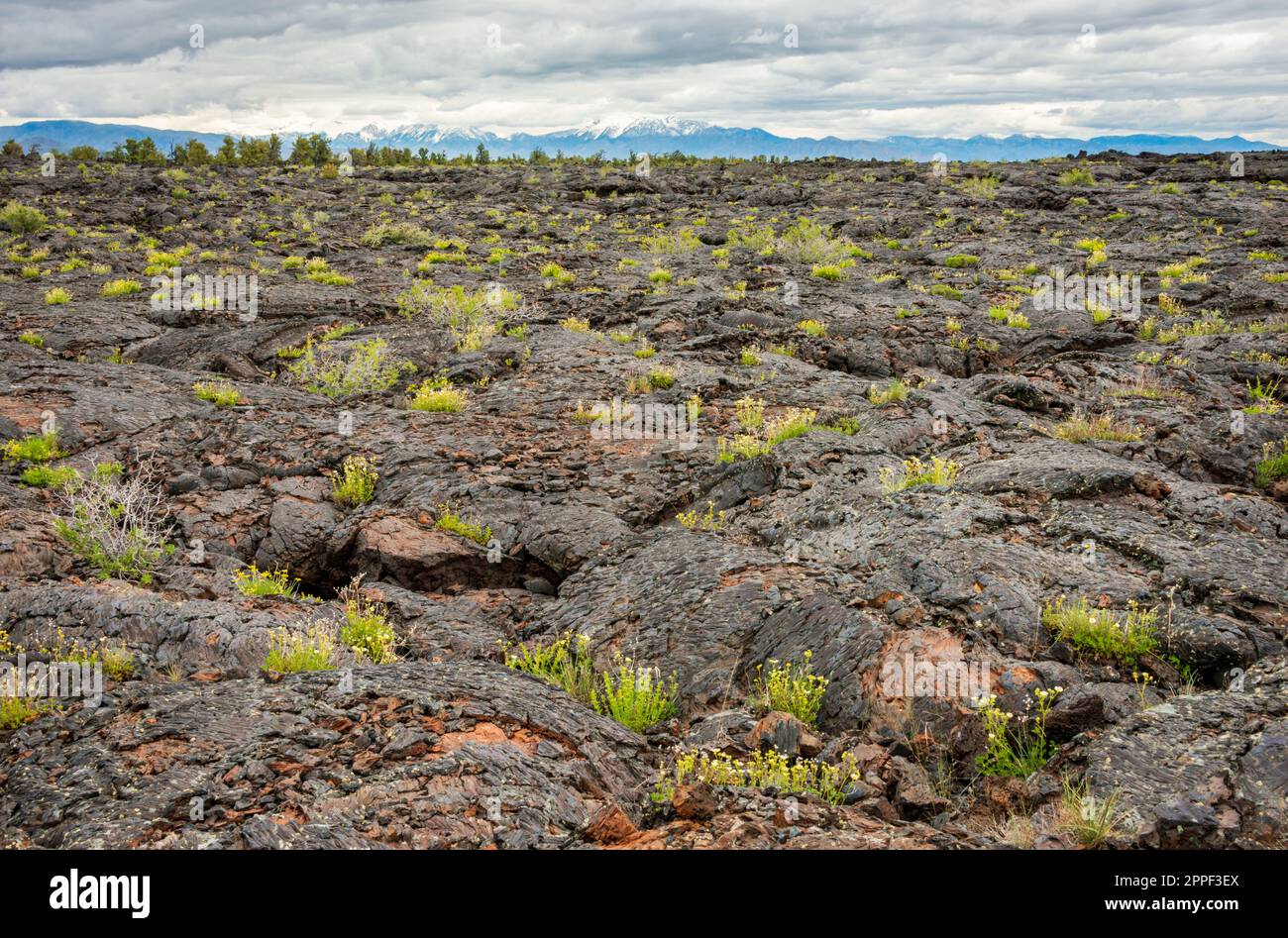 Craters of the Moon National Monument and Preserve in Idaho Stock Photo ...