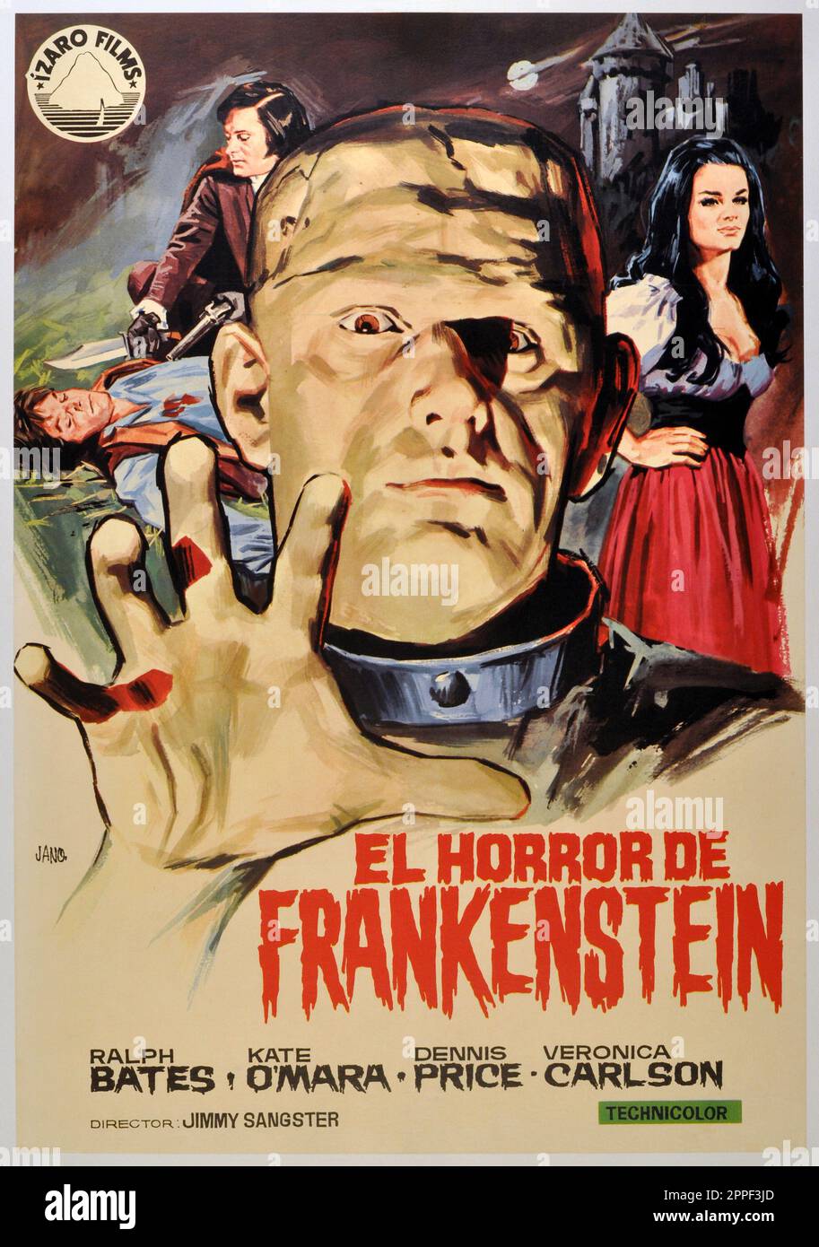 THE HORROR OF FRANKENSTEIN (1970), directed by JIMMY SANGSTER. Credit ...