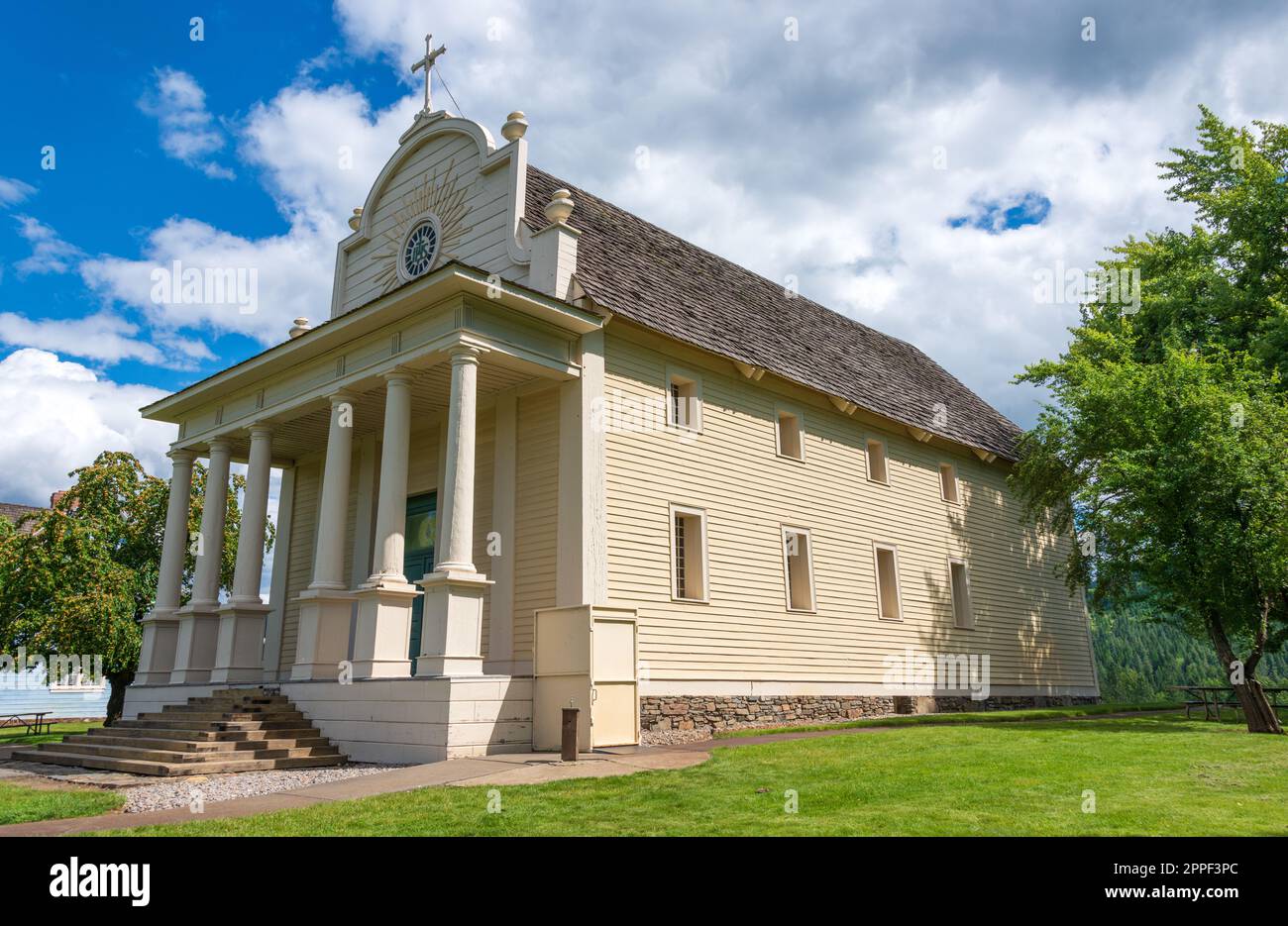Old Mission State Park in Idaho Stock Photo - Alamy