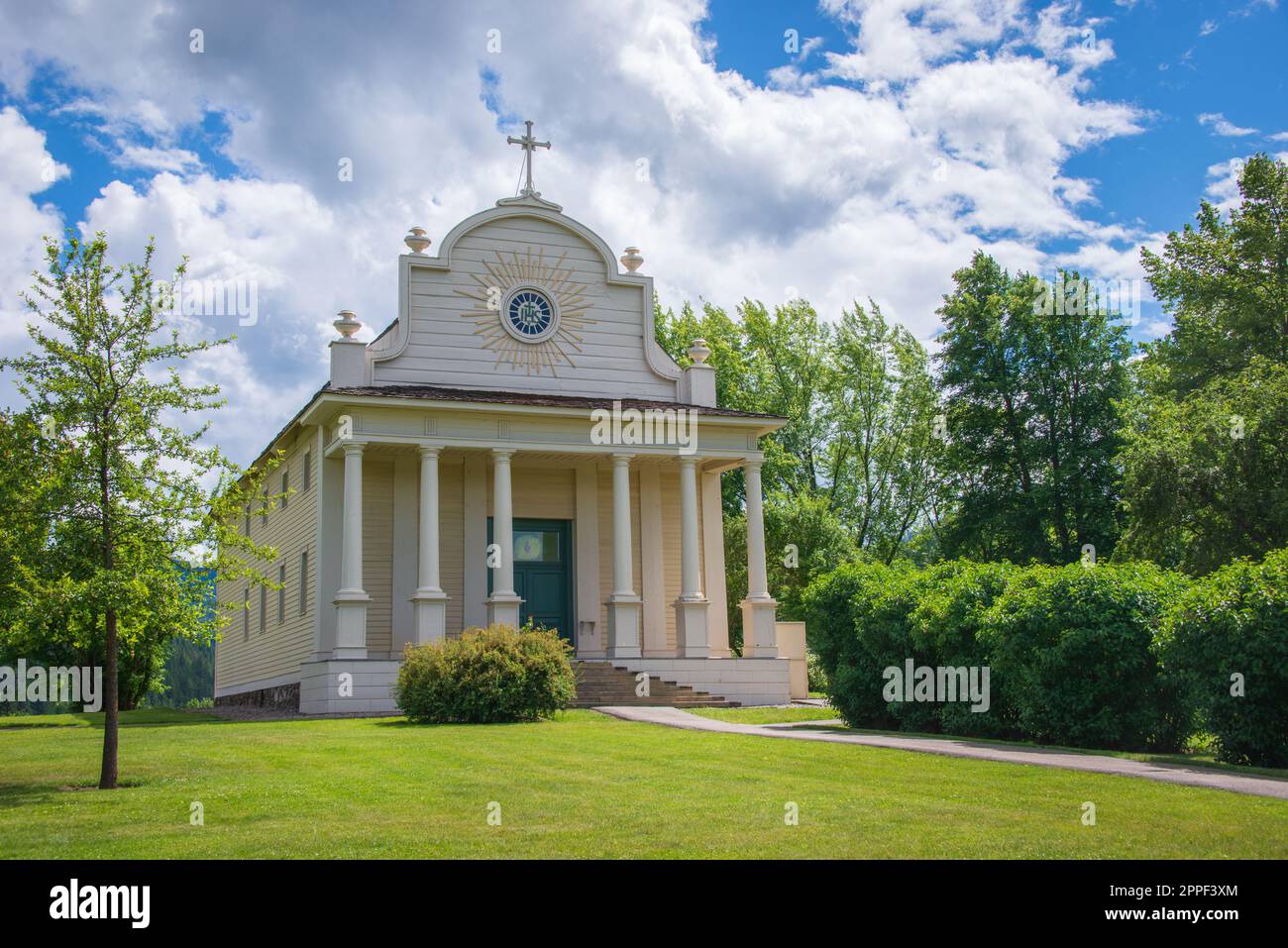Old Mission State Park in Idaho Stock Photo - Alamy