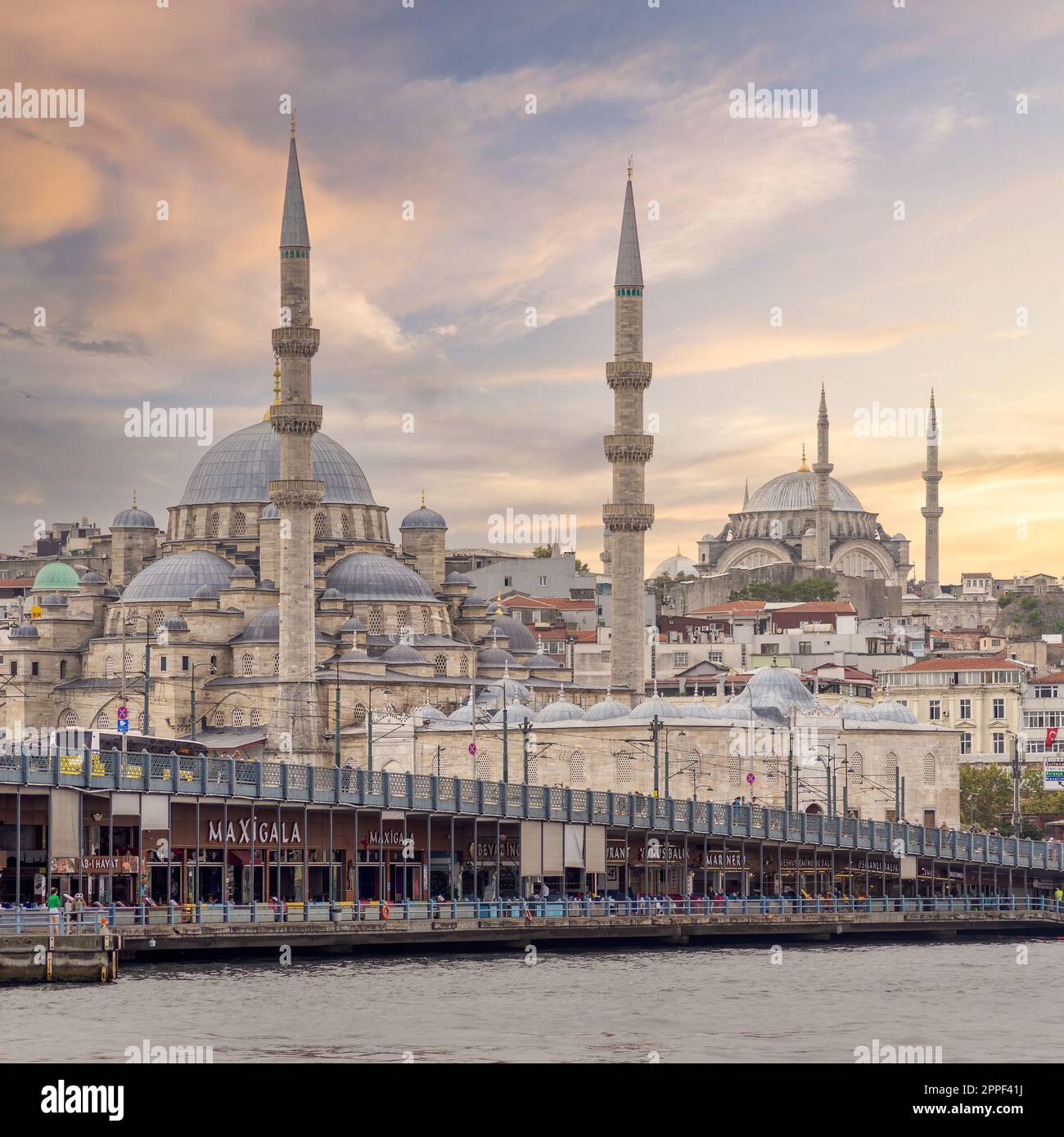 Istanbul, Turkey - August 31, 2022: Istanbul city view from Karakoy ...