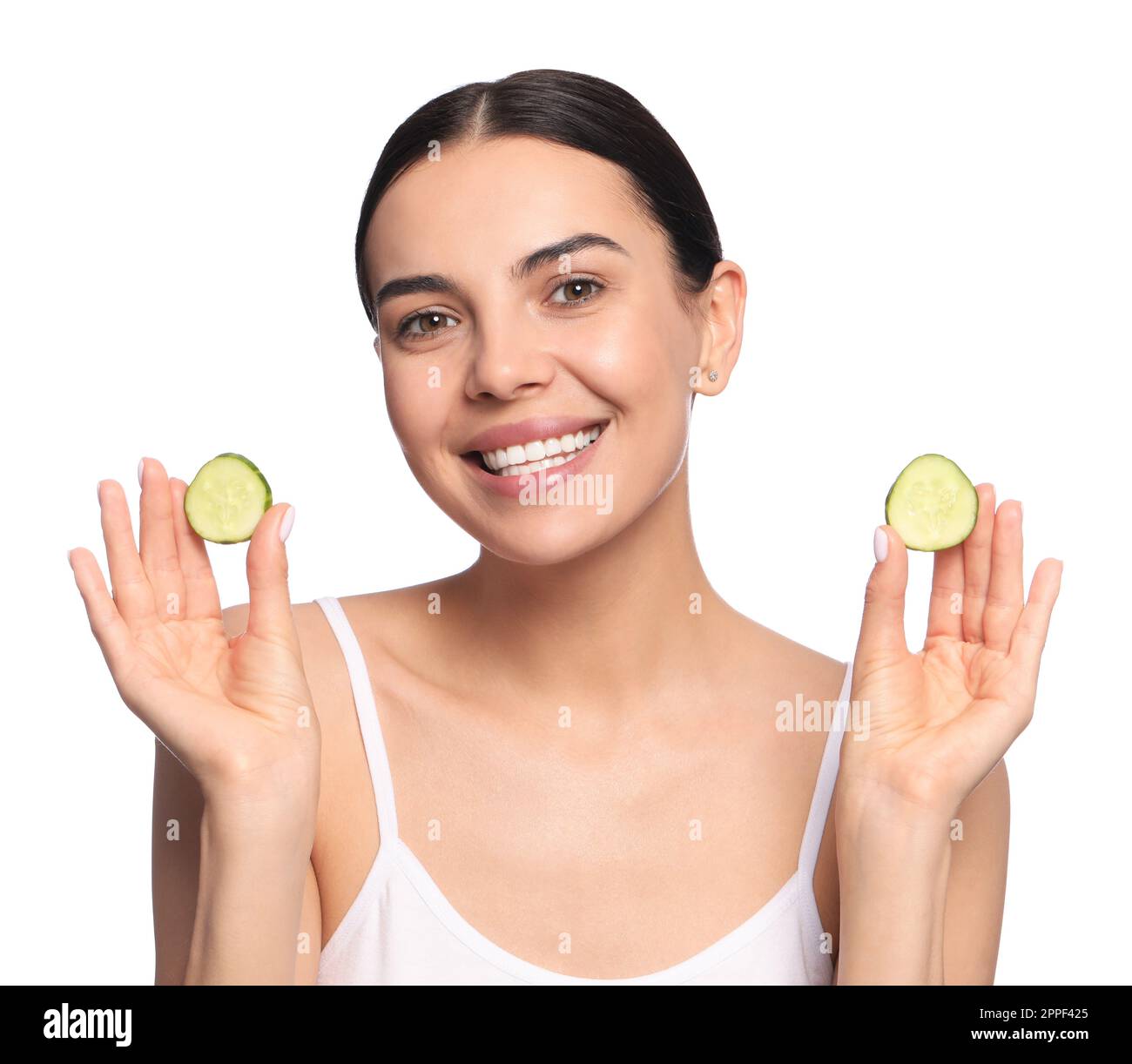 Cucumber eye Cut Out Stock Images & Pictures - Alamy