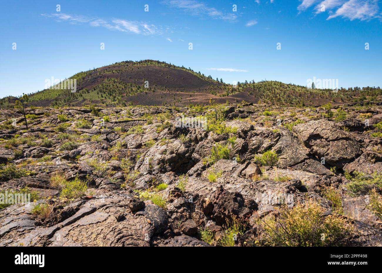 Craters of the Moon National Monument and Preserve in Idaho Stock Photo ...
