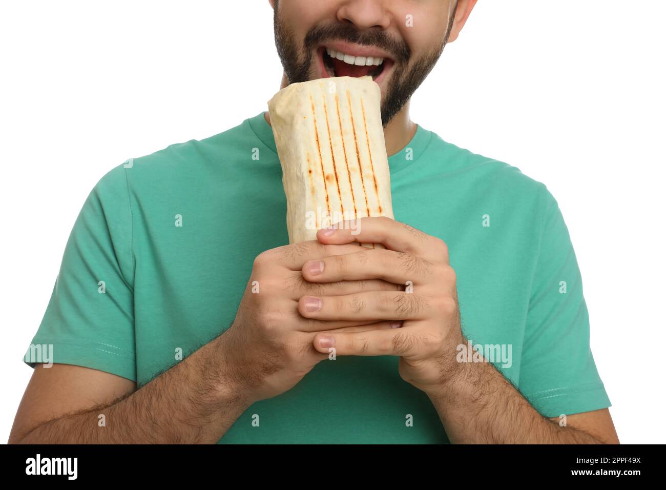 Turkish shawarma young man hi-res stock photography and images - Alamy