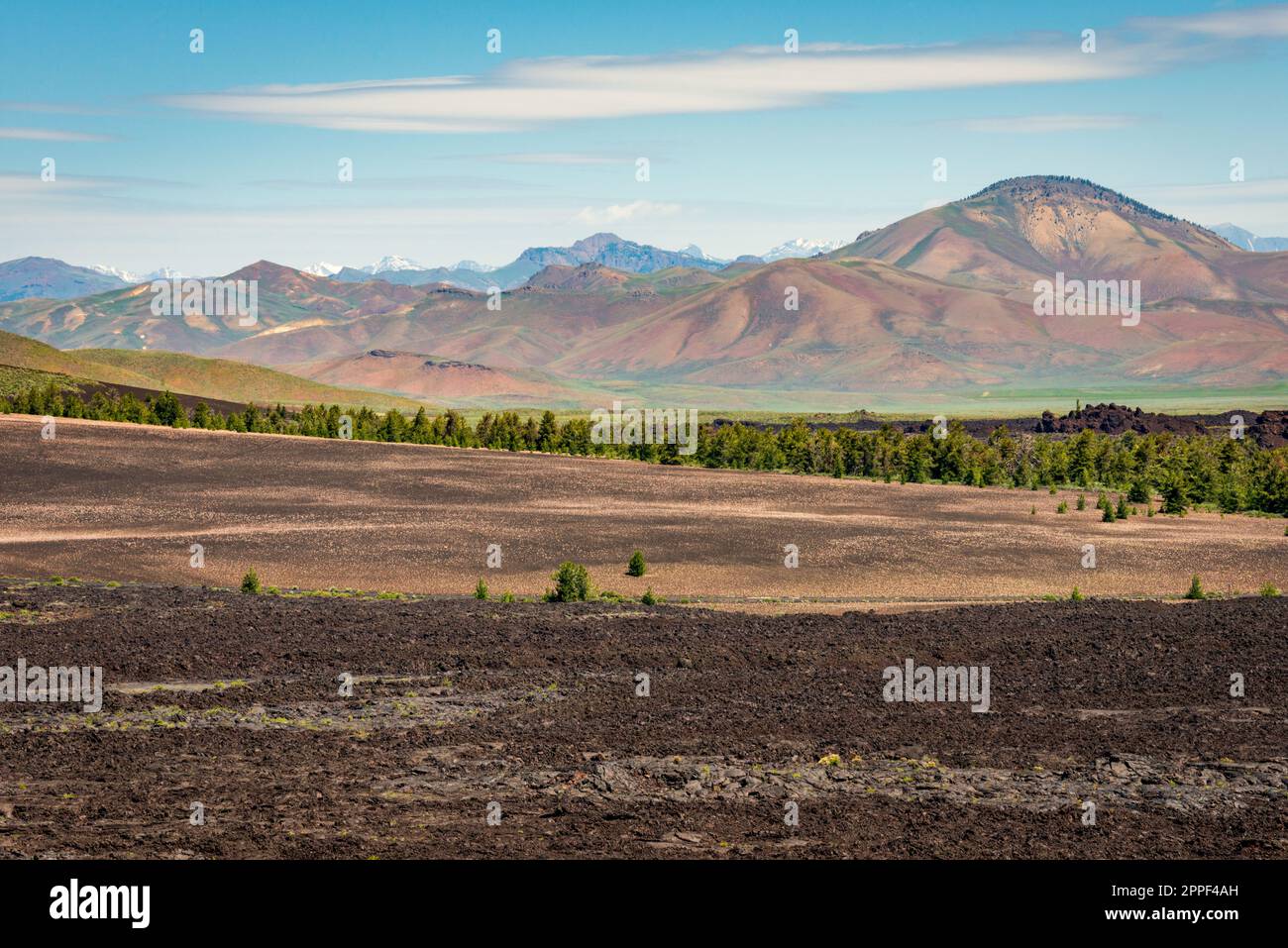 Craters of the Moon National Monument and Preserve in Idaho Stock Photo ...