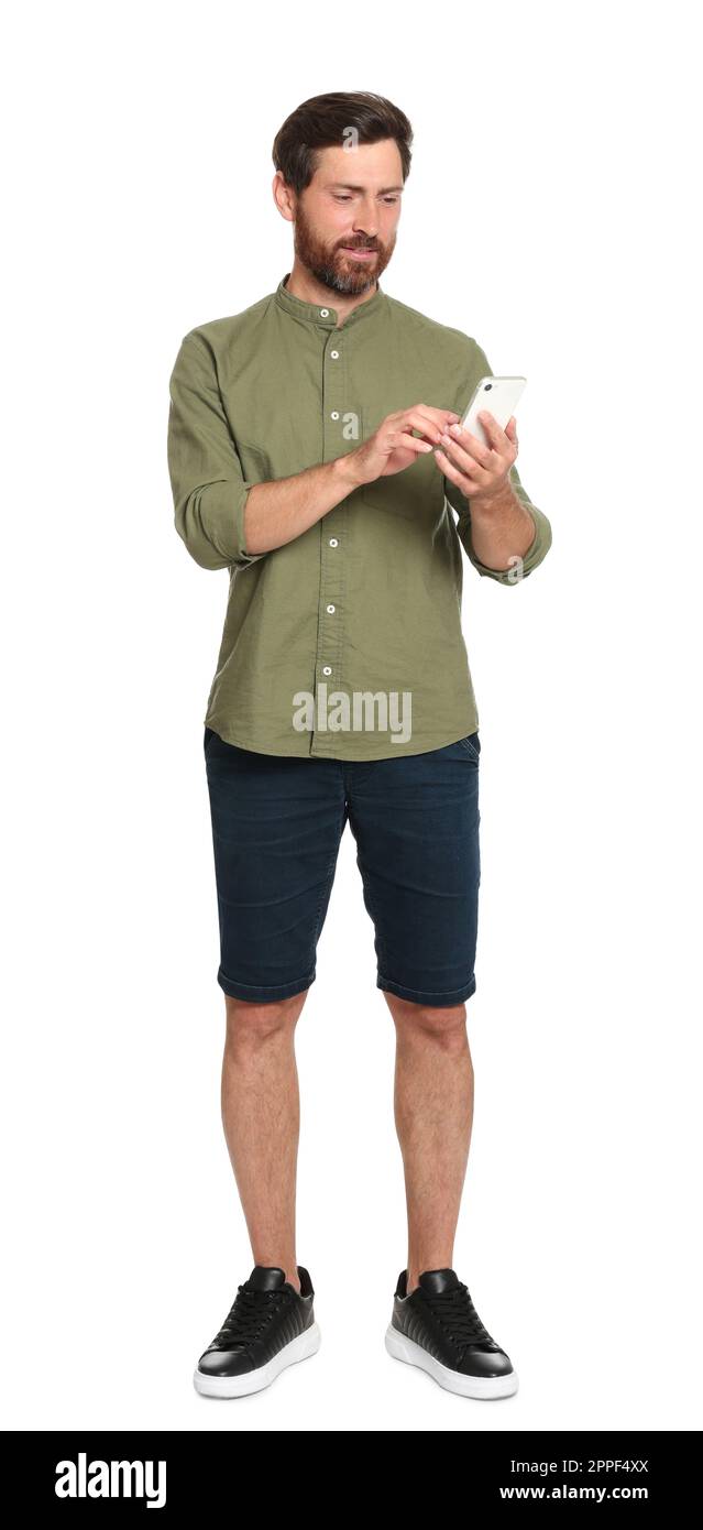 Handsome hipster modern man Cut Out Stock Images & Pictures - Alamy