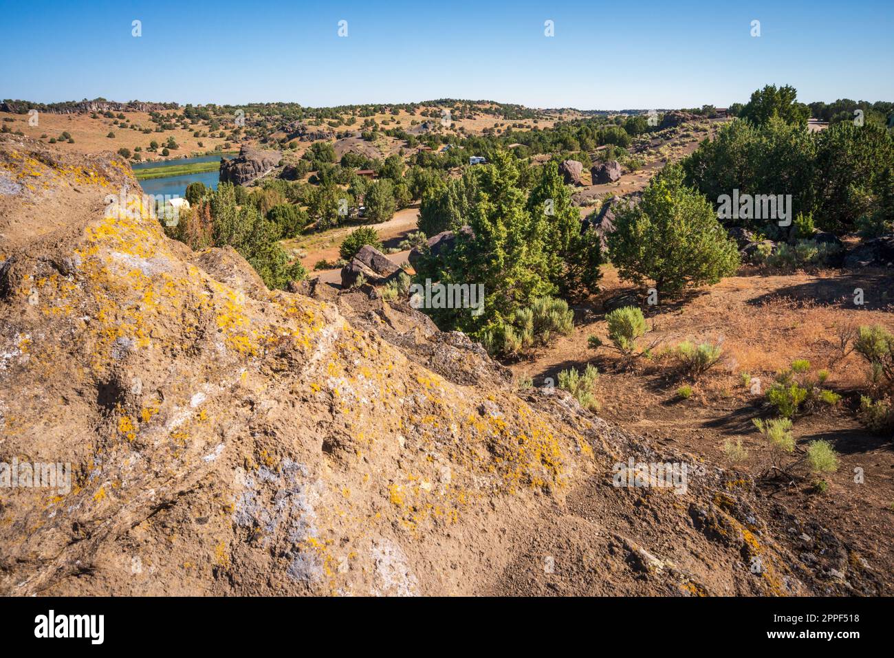 Massacre Rocks State Park in Idaho Stock Photo - Alamy