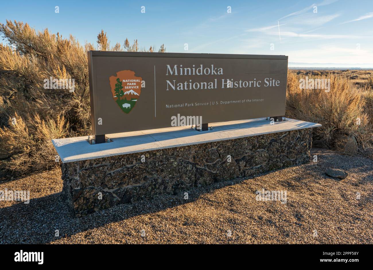 Minidoka National Historic Site in Idaho Stock Photo - Alamy