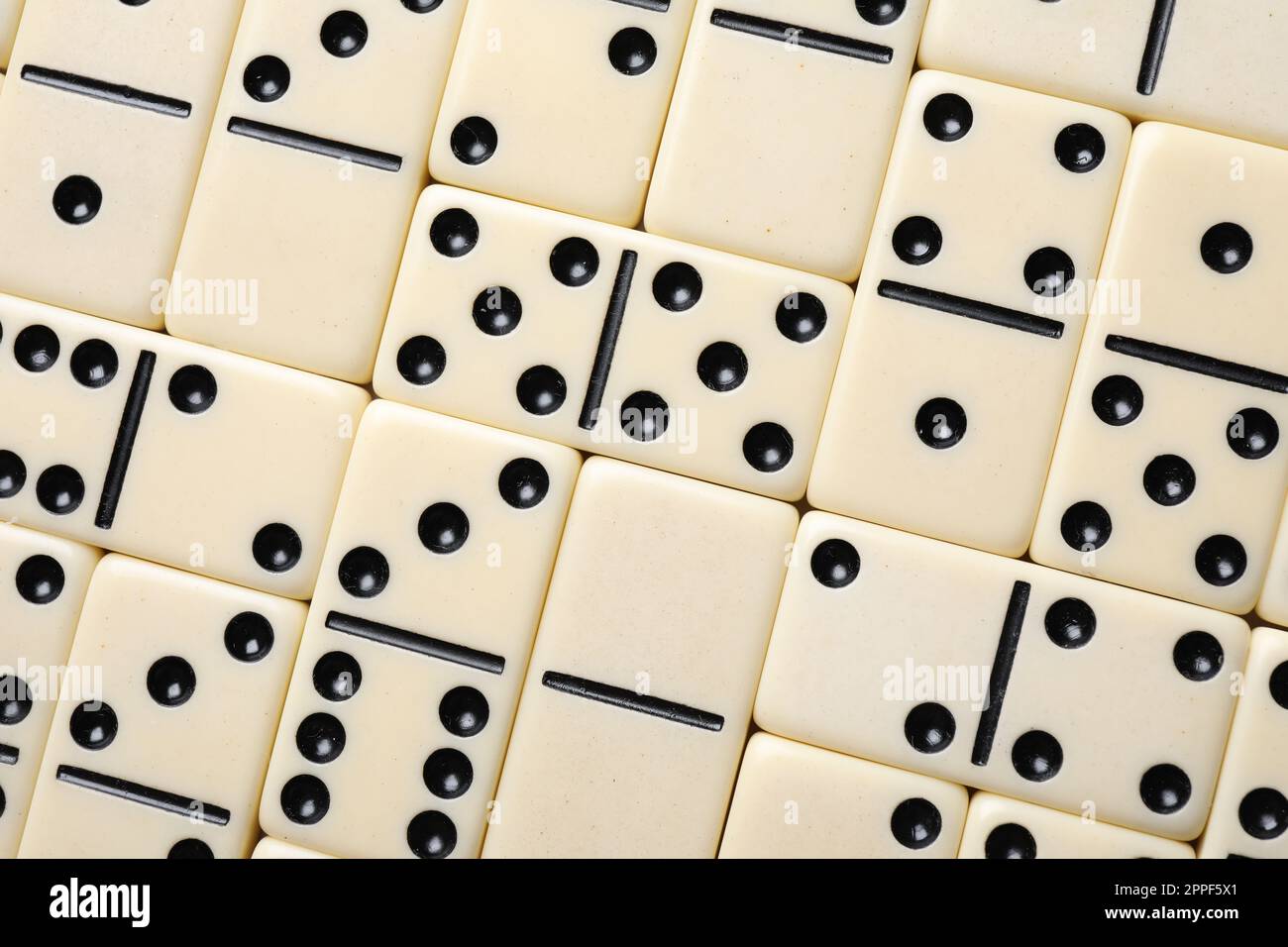 Set of classic domino tiles as background, top view Stock Photo - Alamy