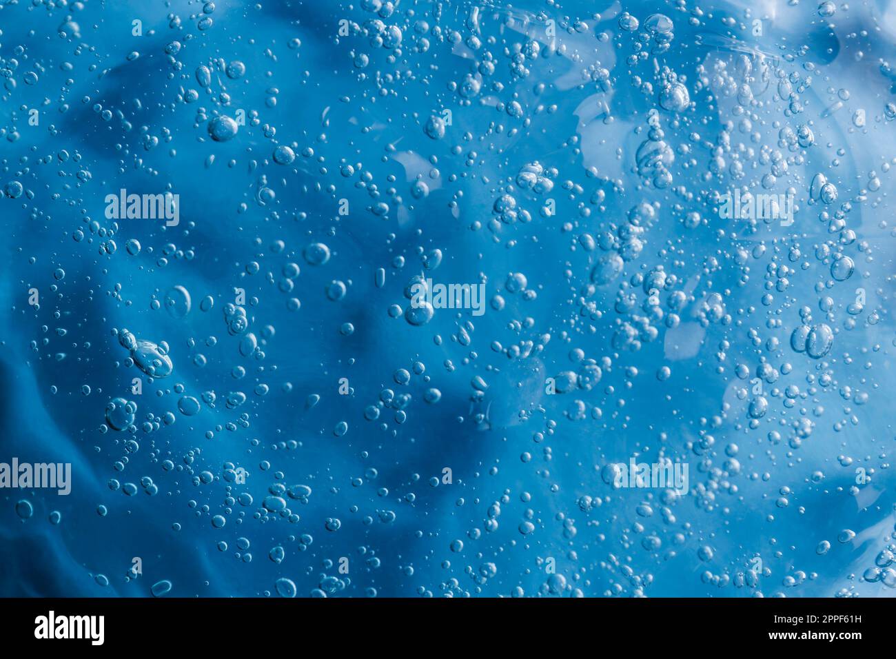 Texture of light blue shower gel as background, top view Stock Photo ...