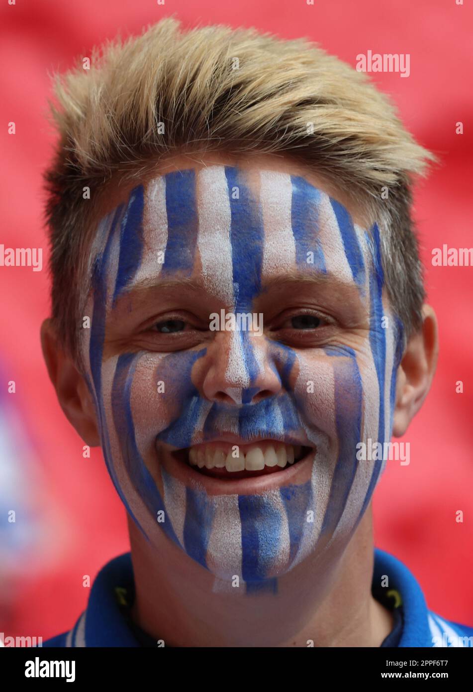 Brighton fans wembley hi-res stock photography and images - Alamy