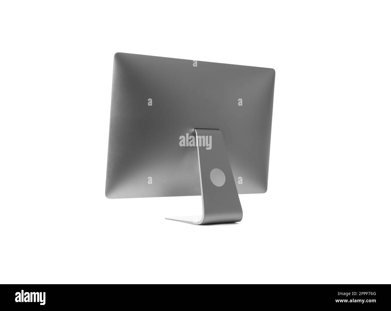 Monitor back view Cut Out Stock Images & Pictures - Alamy