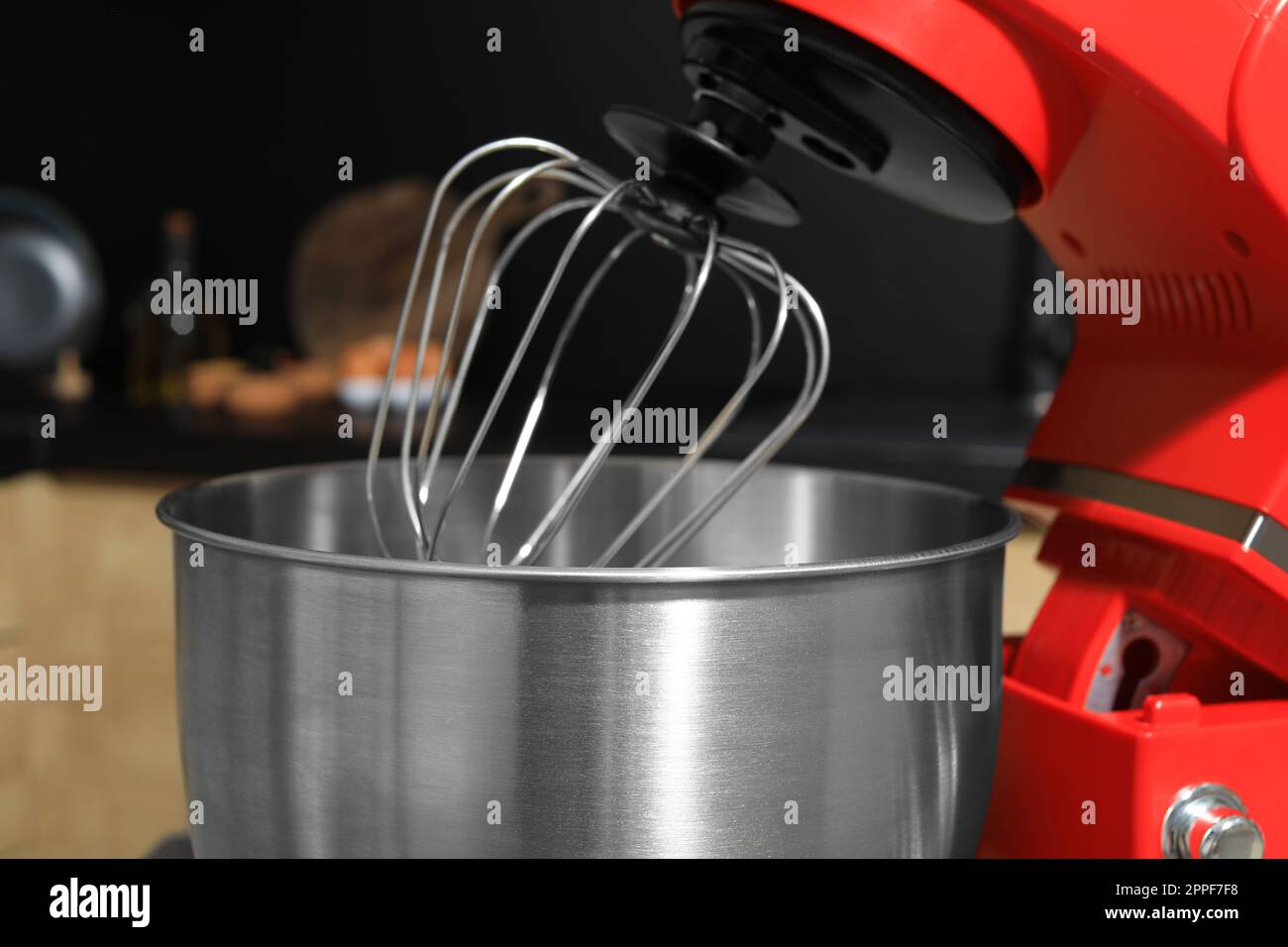 Modern stand mixer in kitchen, closeup. Home appliance Stock Photo - Alamy