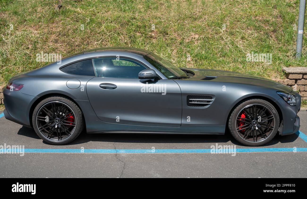 Mercedes AMG GT Coupe Stock Photo - Alamy