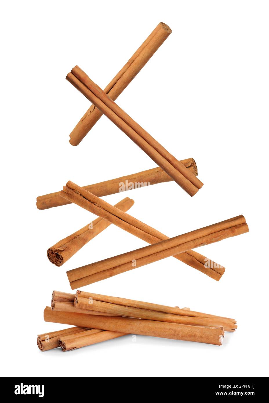 Cinnamon sticks falling hi-res stock photography and images - Alamy