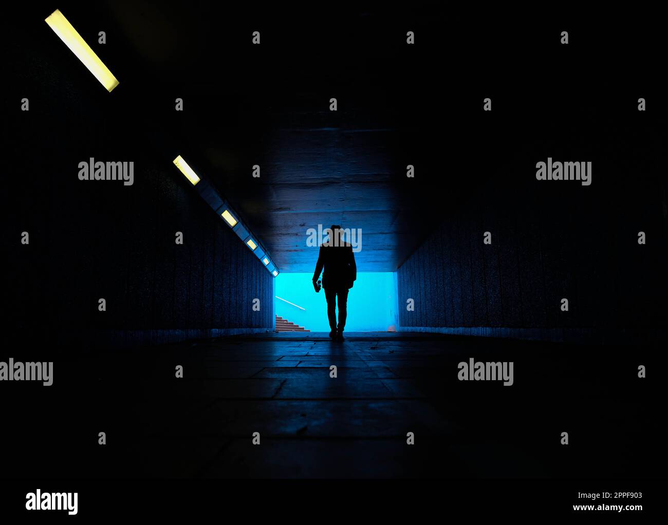 Walking in the dark hi-res stock photography and images - Alamy