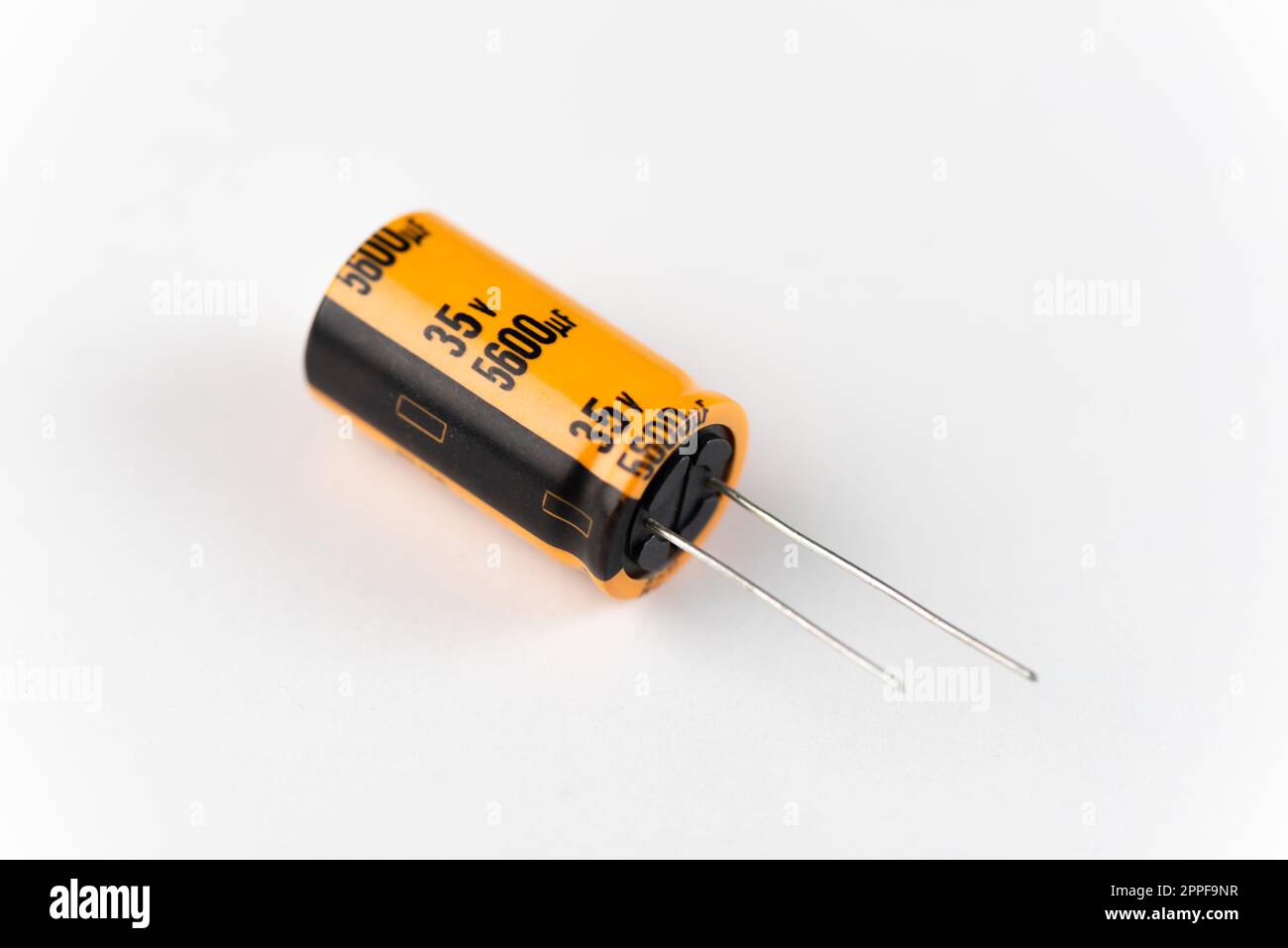 Isolated capacitor, used in electronic device. Electronic parts concept ...