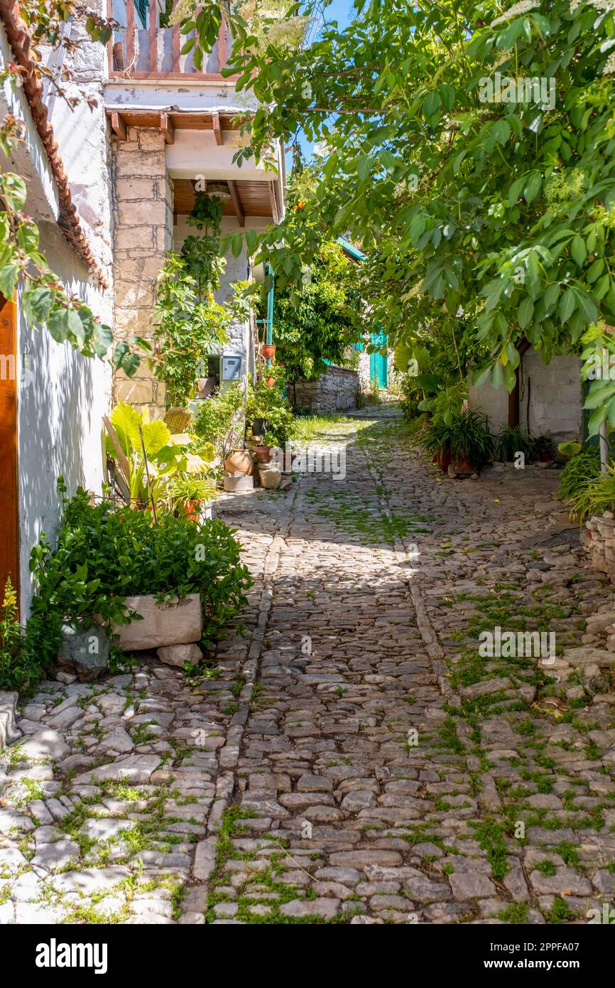 Antheon street lania cyprus hi-res stock photography and images - Alamy