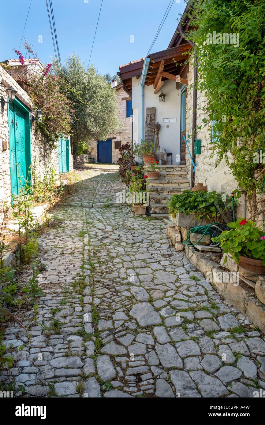 Antheon street lania cyprus hi-res stock photography and images - Alamy