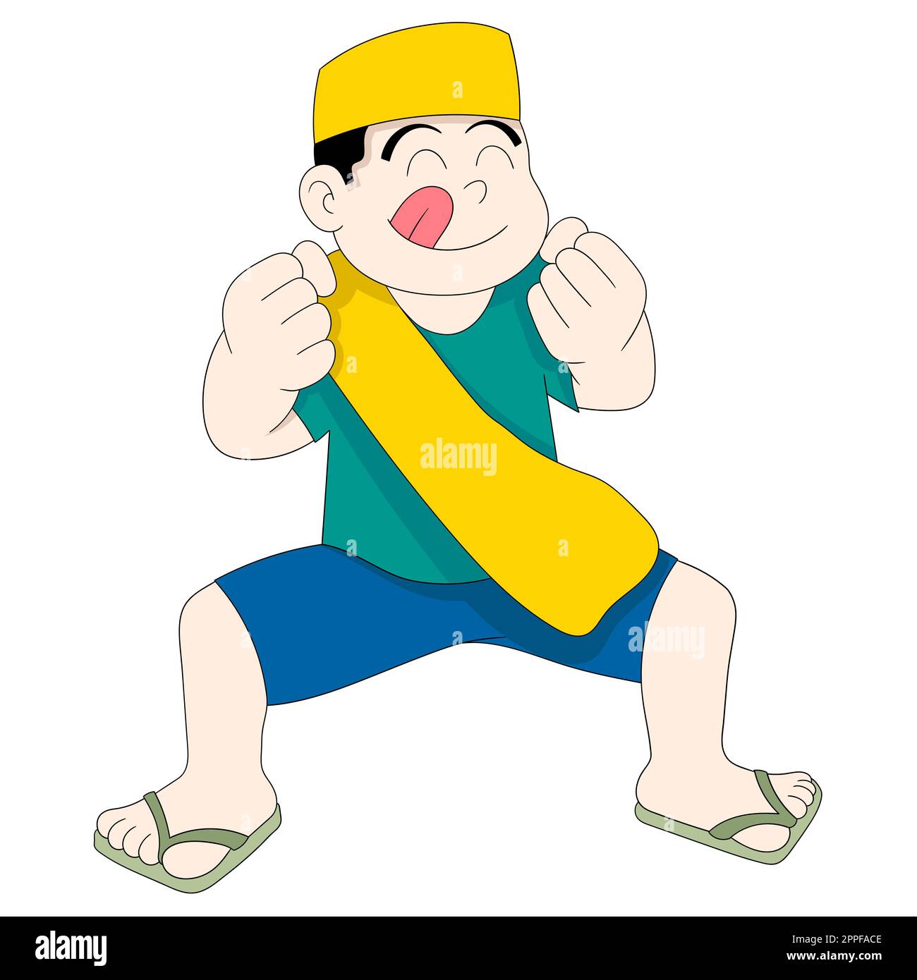 boy is expressing excited face Stock Vector Image & Art - Alamy