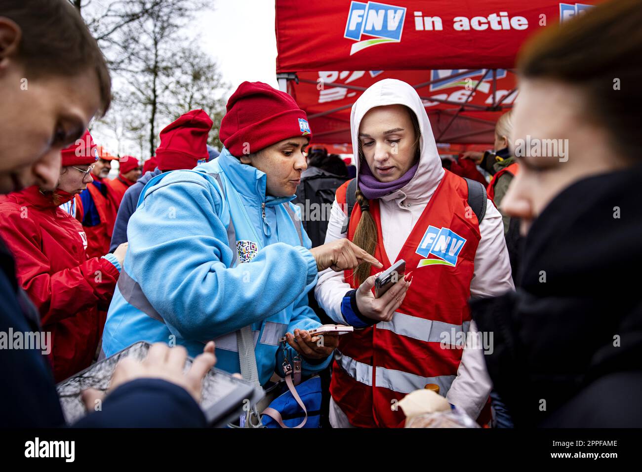 PIJNACKER - Employees of an Albert Heijn distribution center are ...