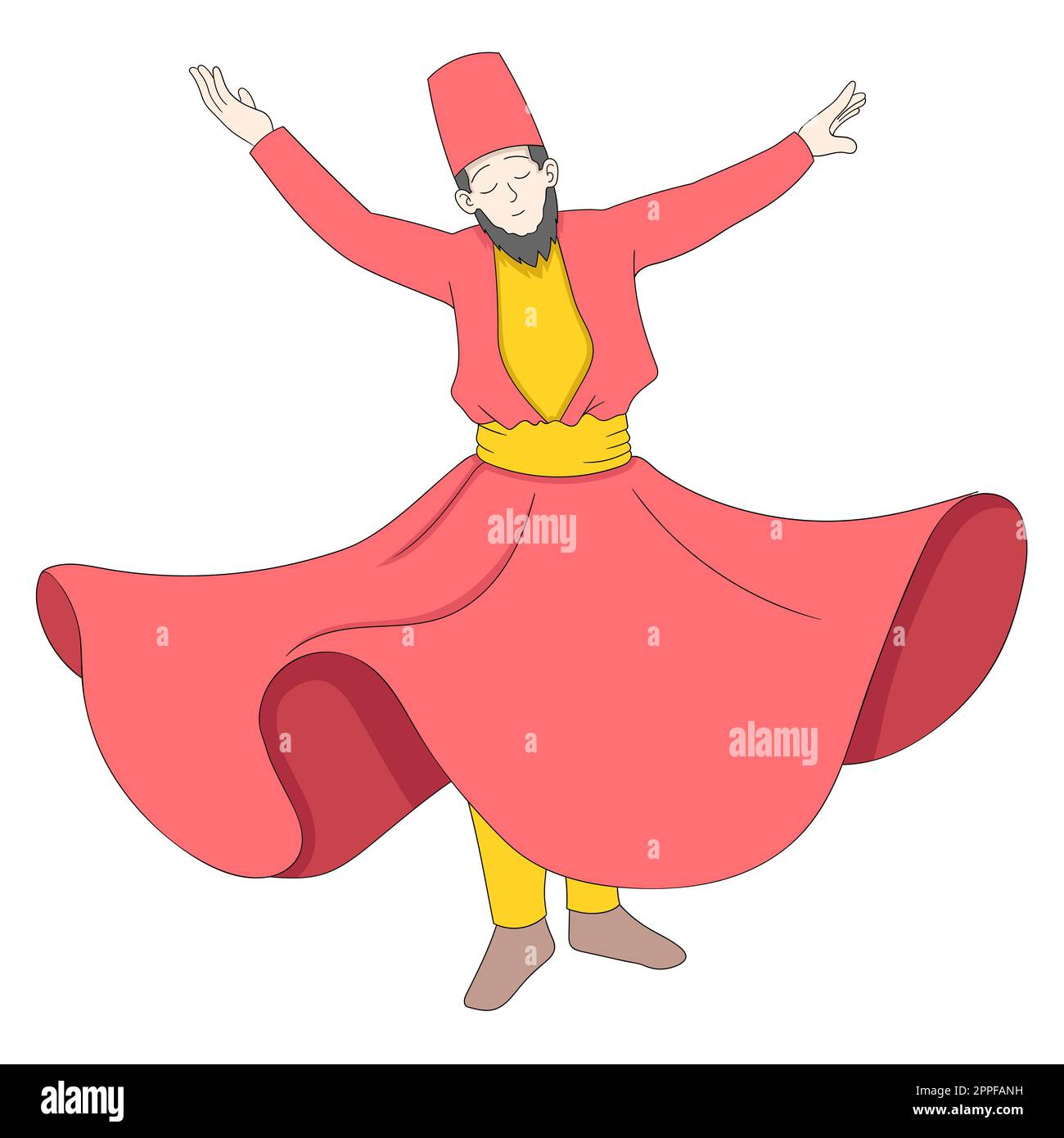 man doing the traditional Turkish dance Stock Vector Image & Art - Alamy