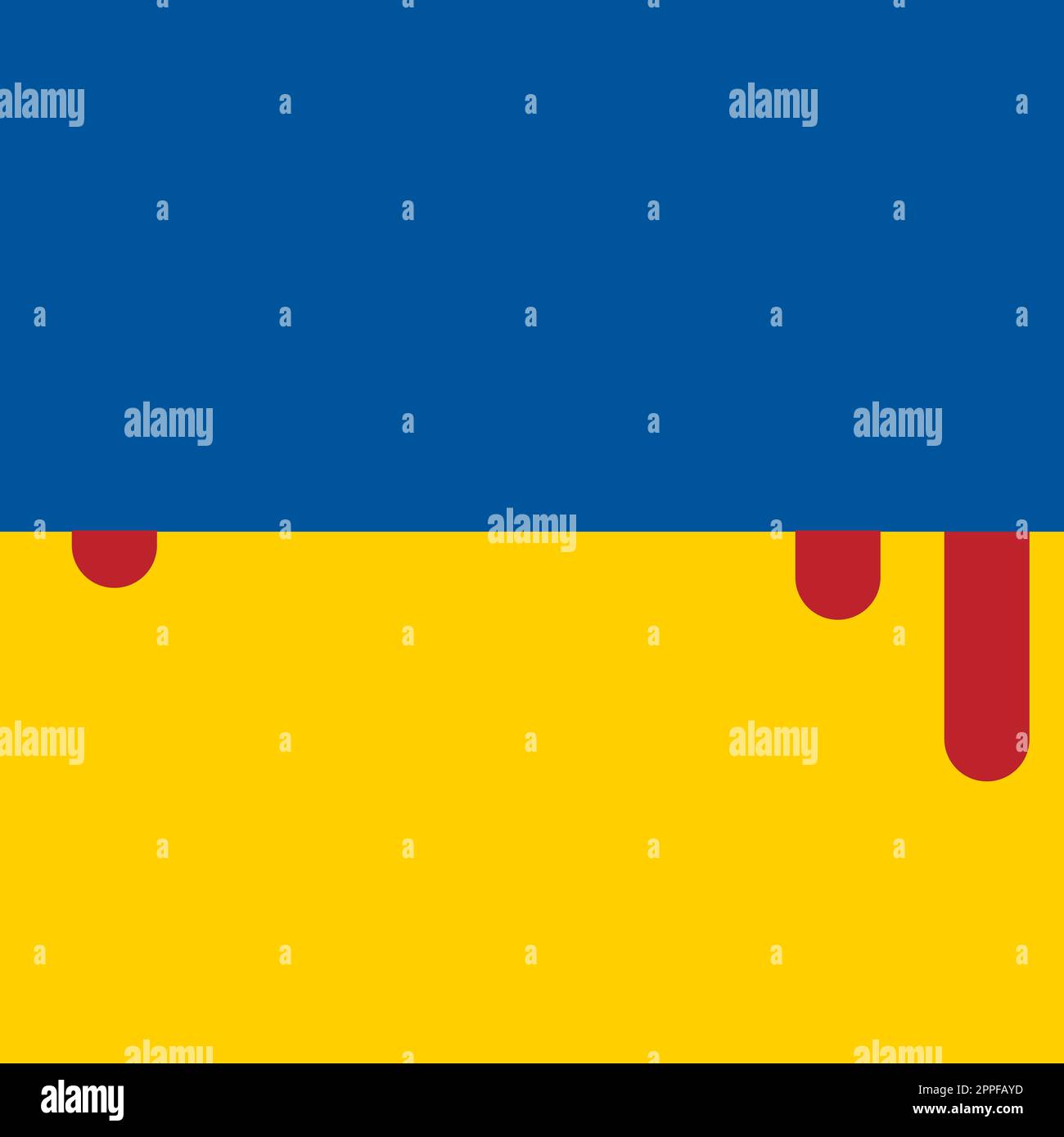 Vector Ukraine flag with blood drops Stock Vector Image & Art - Alamy