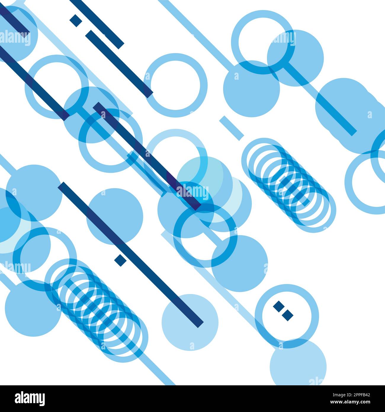 Abstract dynamic diagonal lines and circles background. Vector illustration Stock Vector Image ...