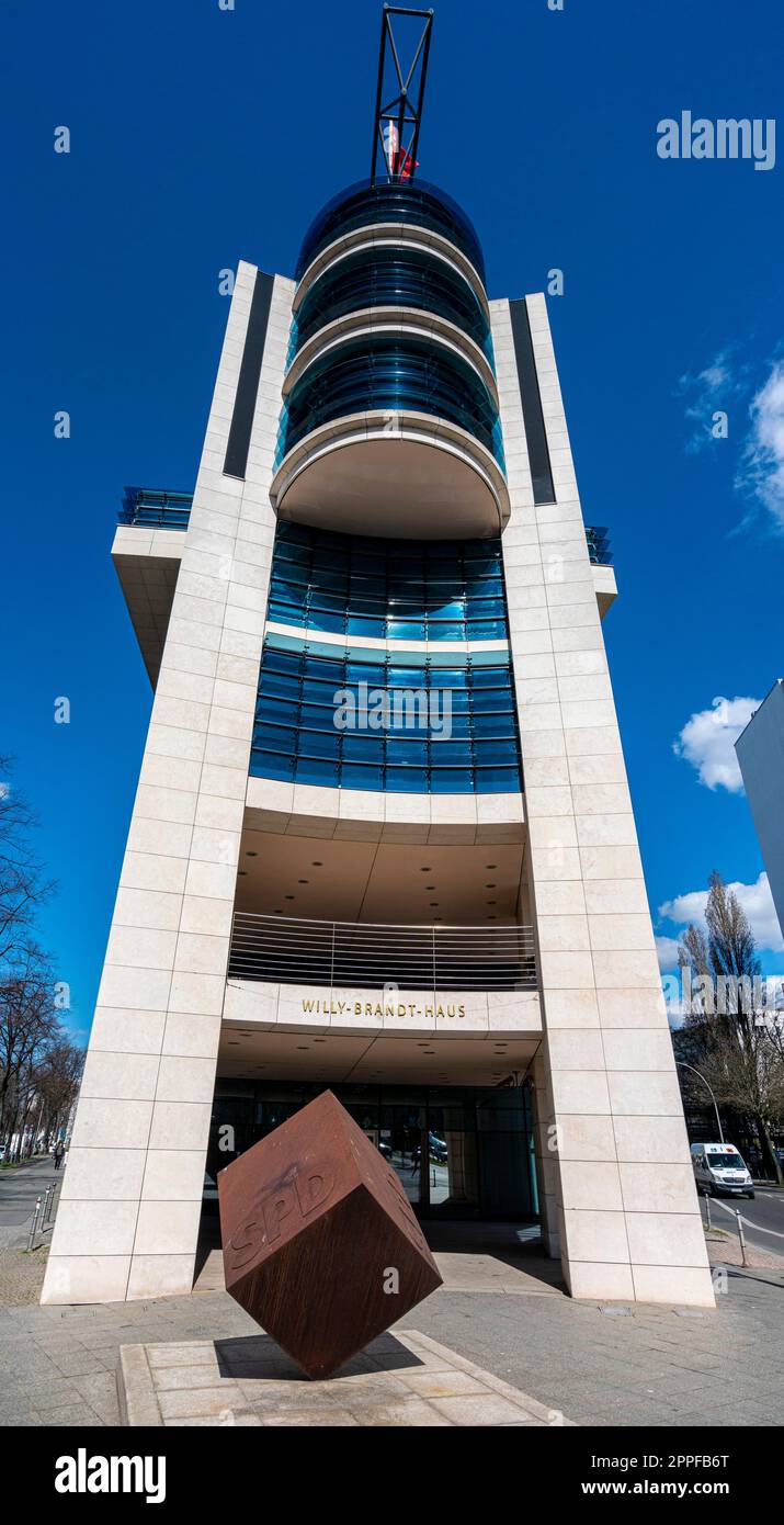 SPD Party Headquarters, Willy Brandt House, Wilhelmstraße, Kreuzberg ...