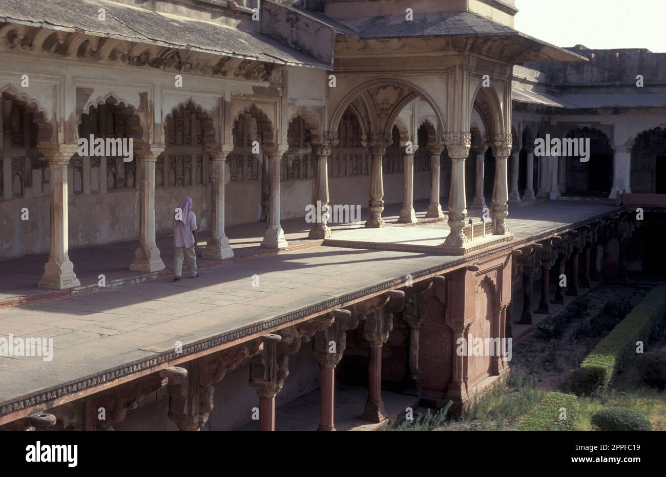 the architectures inside of the Red Fort in the city of New Delhi in ...
