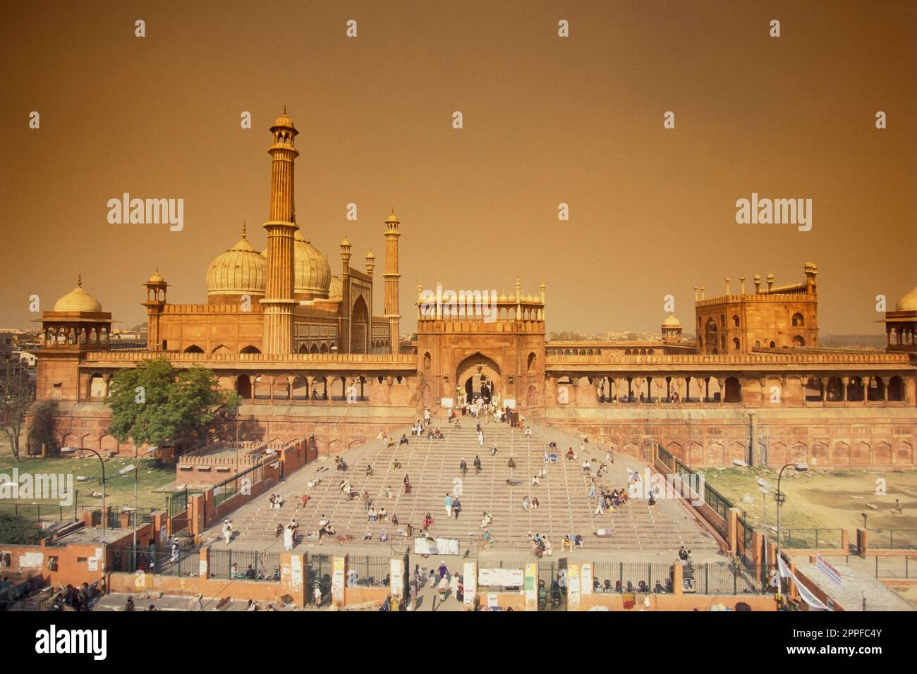 The Jama Masjid Mosque in Old Delhi in the City of Delhi in India ...