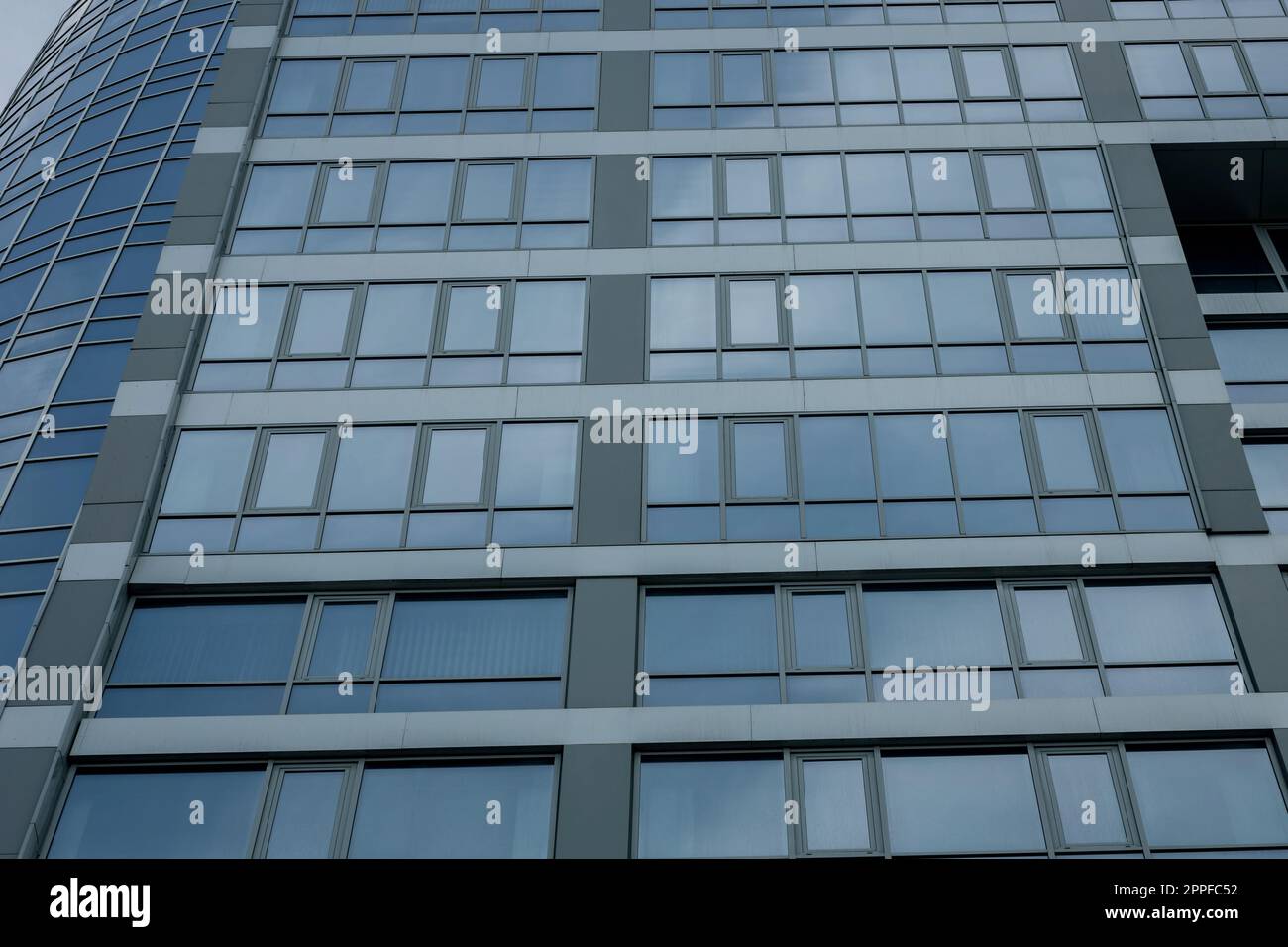 modern office building with glass windows. skyscraper. new architecture ...