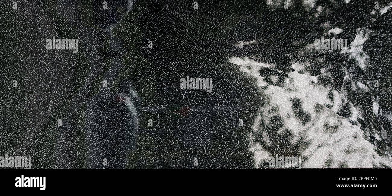 broken glass office building. crack in window. vandalism Stock Photo ...