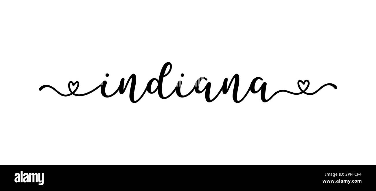 Vintage map of indiana Cut Out Stock Images & Pictures - Alamy