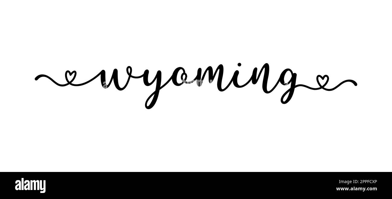 Map of banner wyoming hi-res stock photography and images - Alamy