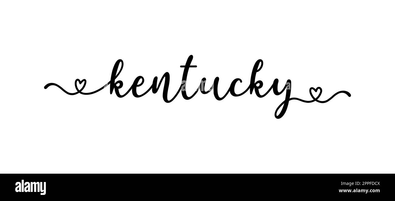Kentucky vintage map Stock Vector Images - Alamy