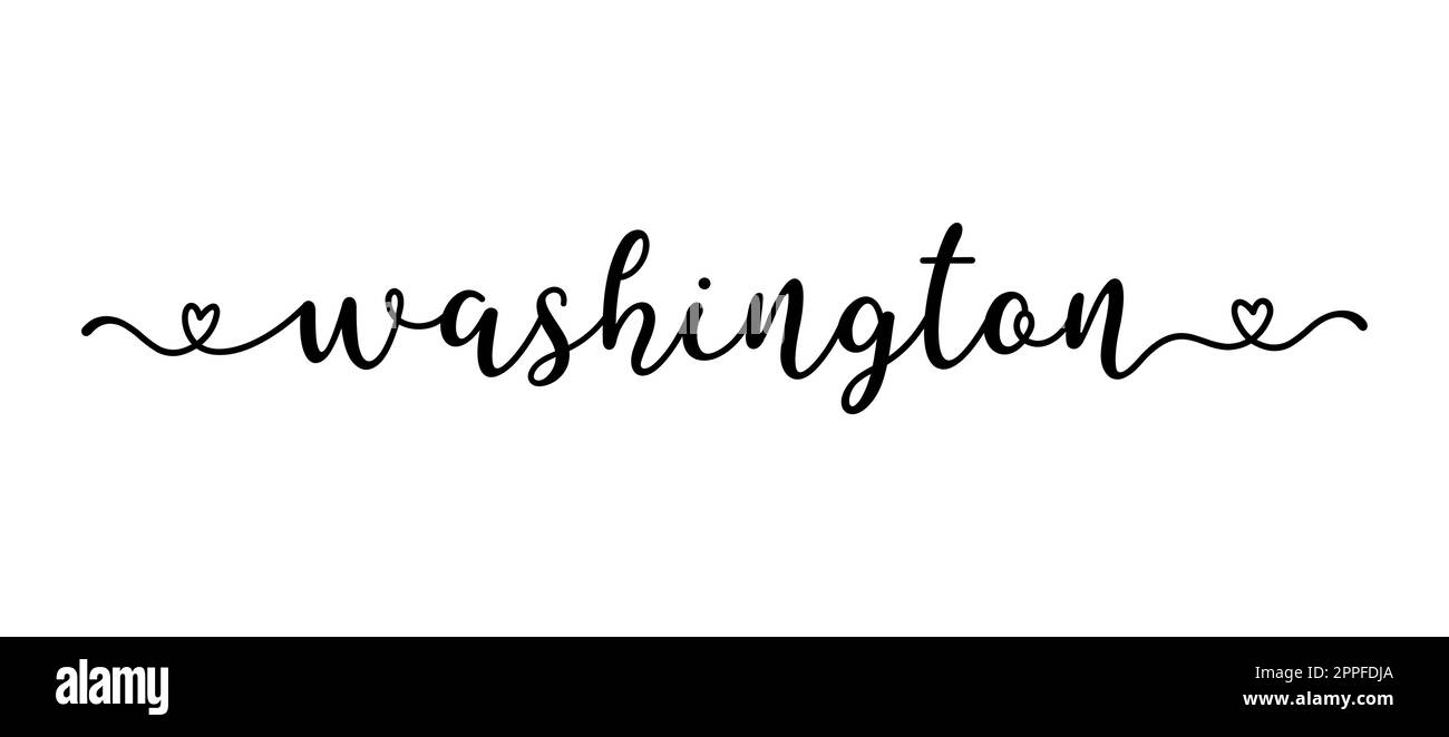 Vintage map of washington Stock Vector Images - Alamy