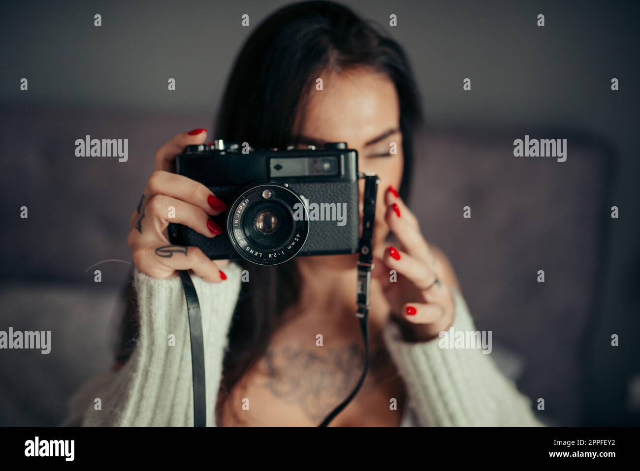 Camera closeup hi-res stock photography and images - Alamy