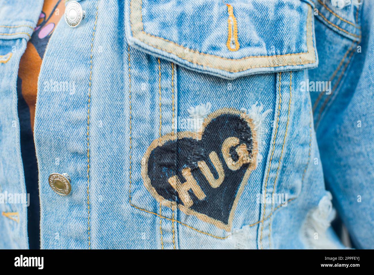 Jean jacket hi-res stock photography and images - Alamy