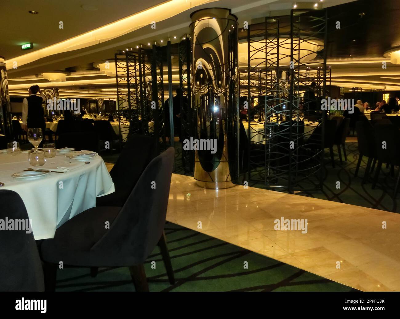 The Grande Restaurant aboard the luxury cruise ship Stock Photo - Alamy