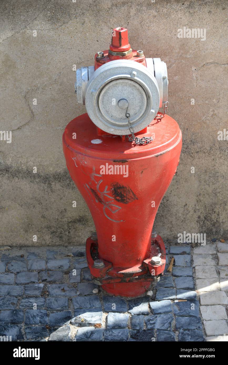 a fire hydrant in Lisbon â€“Lisboa-, the capital of Portugal, September ...