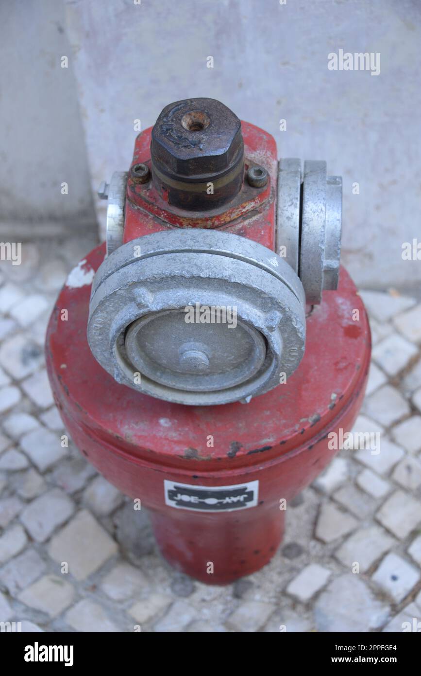 a fire hydrant in Lisbon â€“Lisboa-, the capital of Portugal, September ...