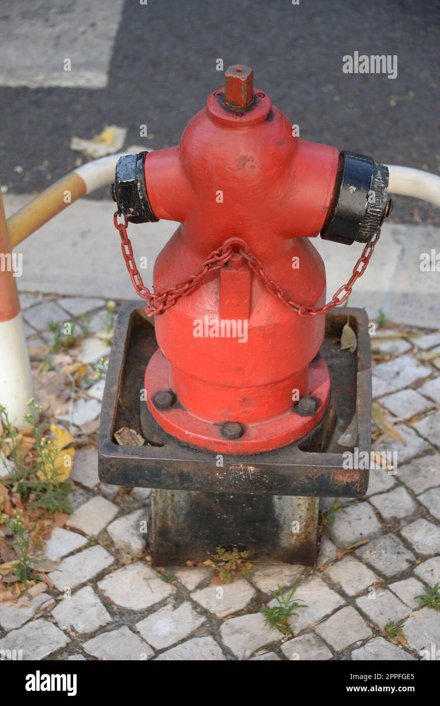 a fire hydrant in Lisbon â€“Lisboa-, the capital of Portugal, September ...