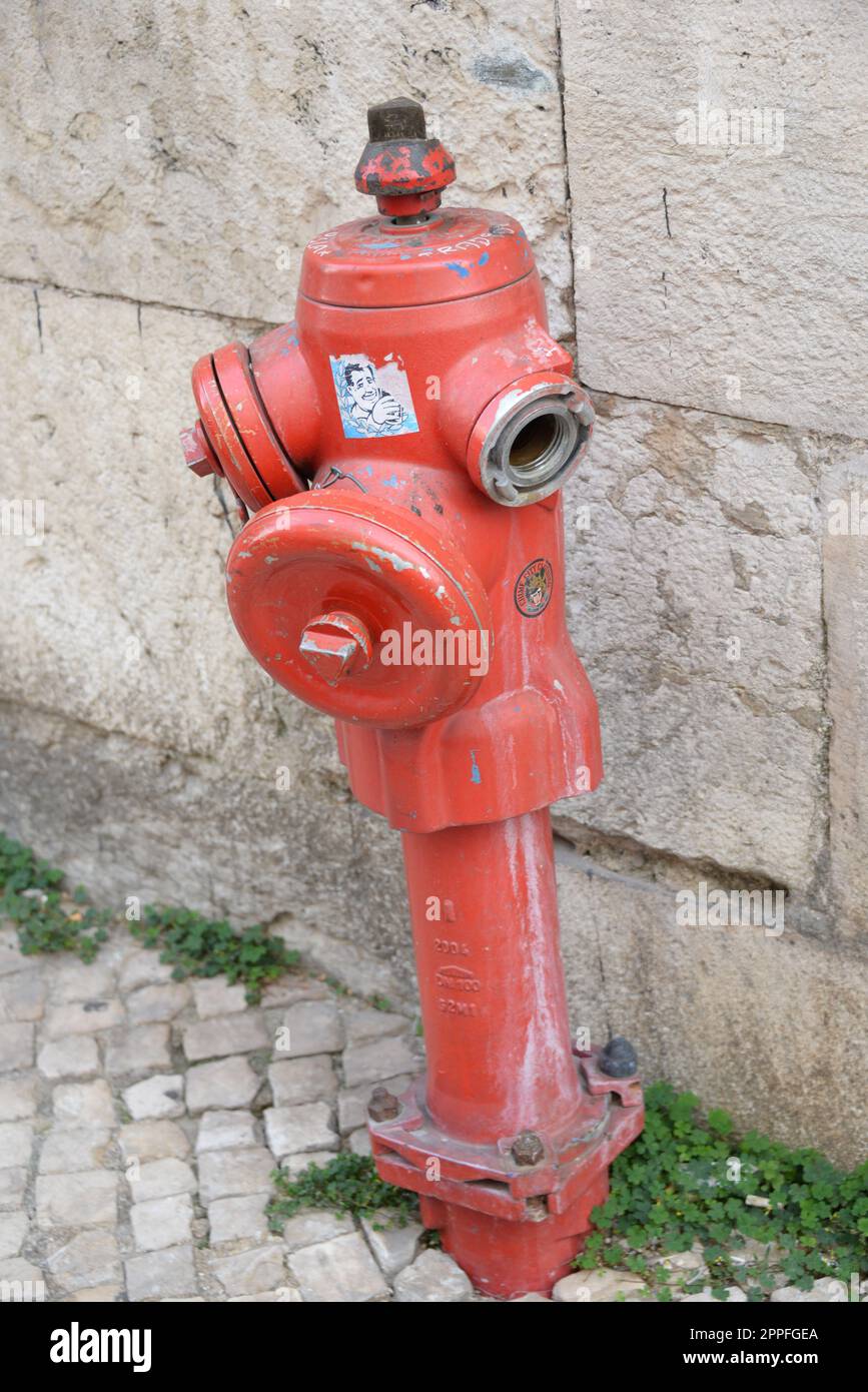a fire hydrant in Lisbon â€“Lisboa-, the capital of Portugal, September ...