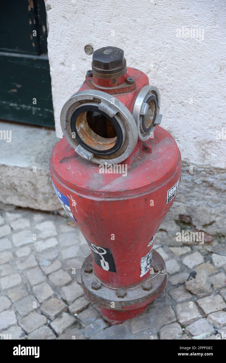 a fire hydrant in Lisbon â€“Lisboa-, the capital of Portugal, September ...