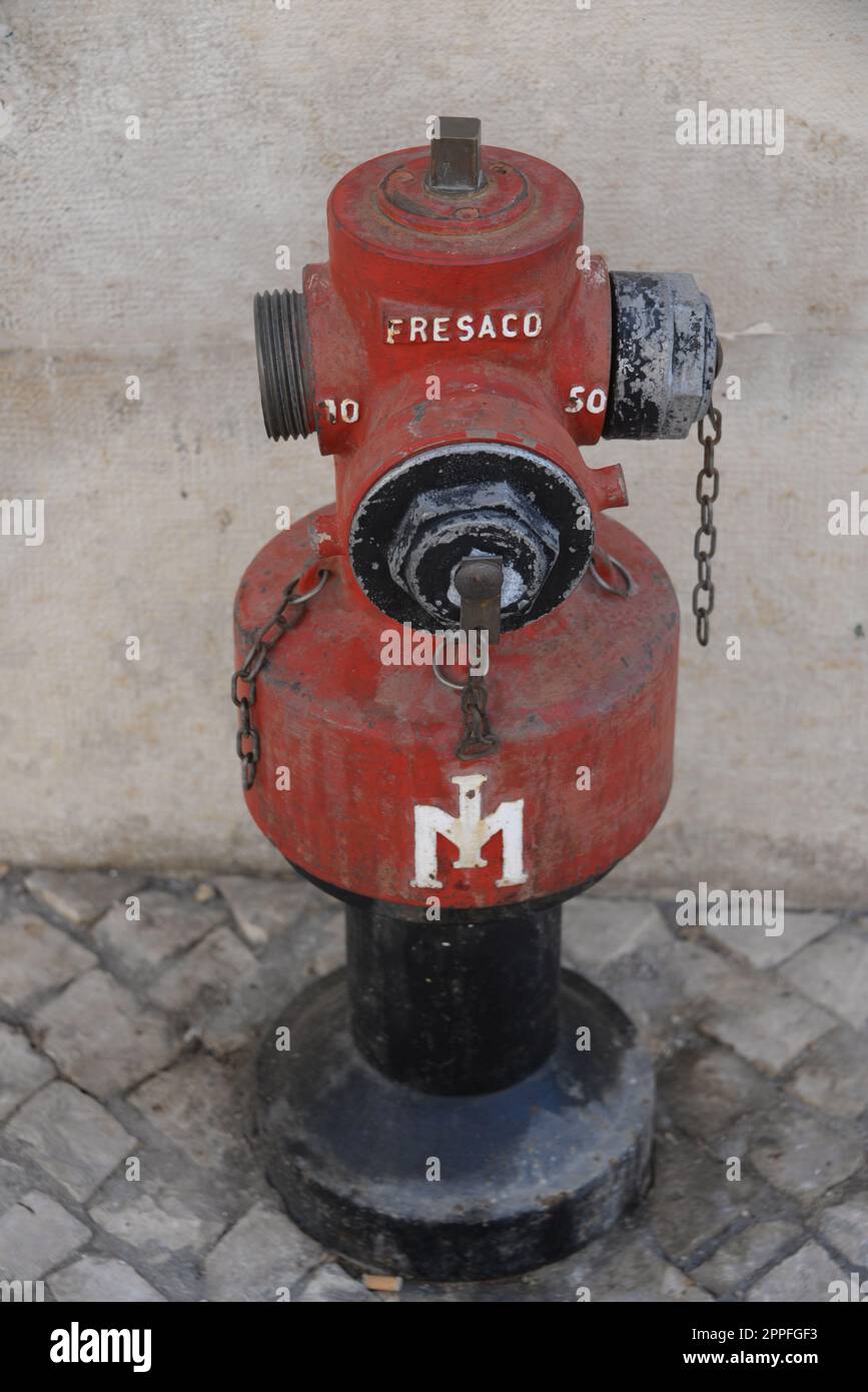 a fire hydrant in Lisbon â€“Lisboa-, the capital of Portugal, September ...