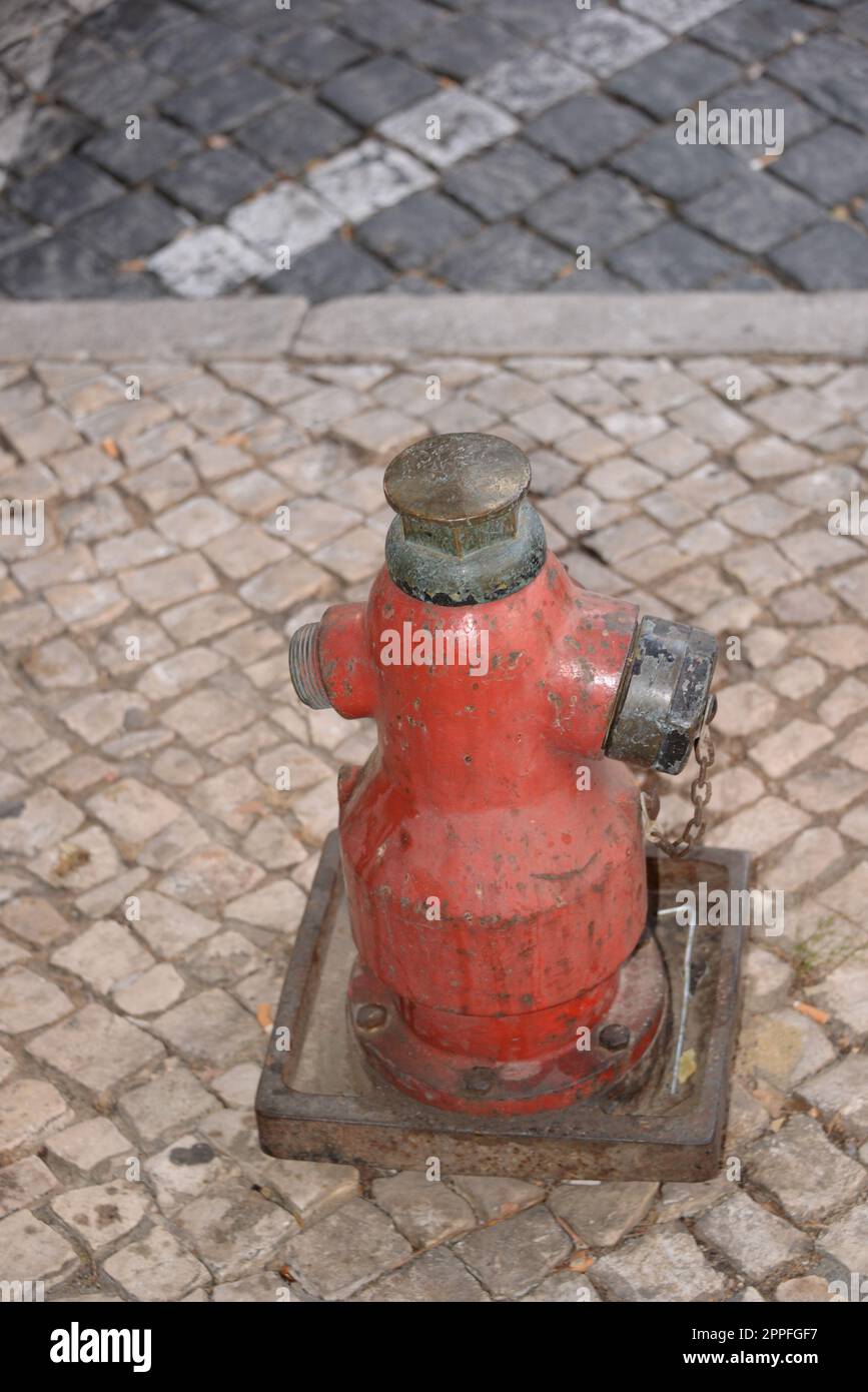 a fire hydrant in Lisbon â€“Lisboa-, the capital of Portugal, September ...